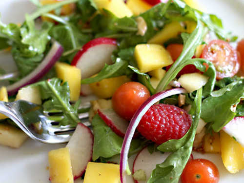 Ensalada de Rúgula y Mango - AntojandoAndo